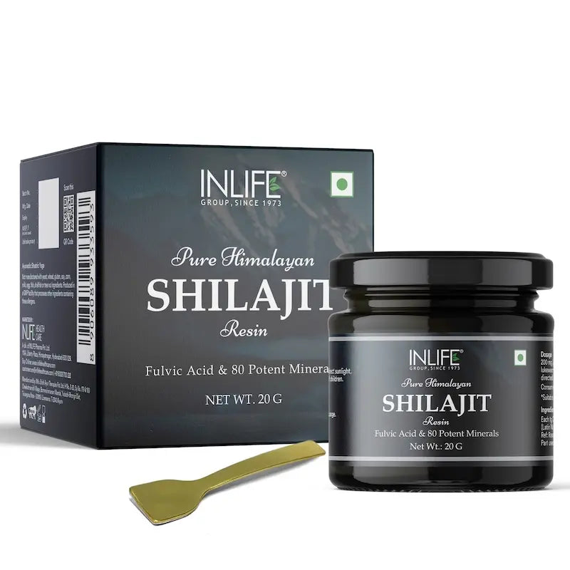 Inlife Pure Himalayan Shilajit Resin – 100% Natural Shudh Shilajit with ...