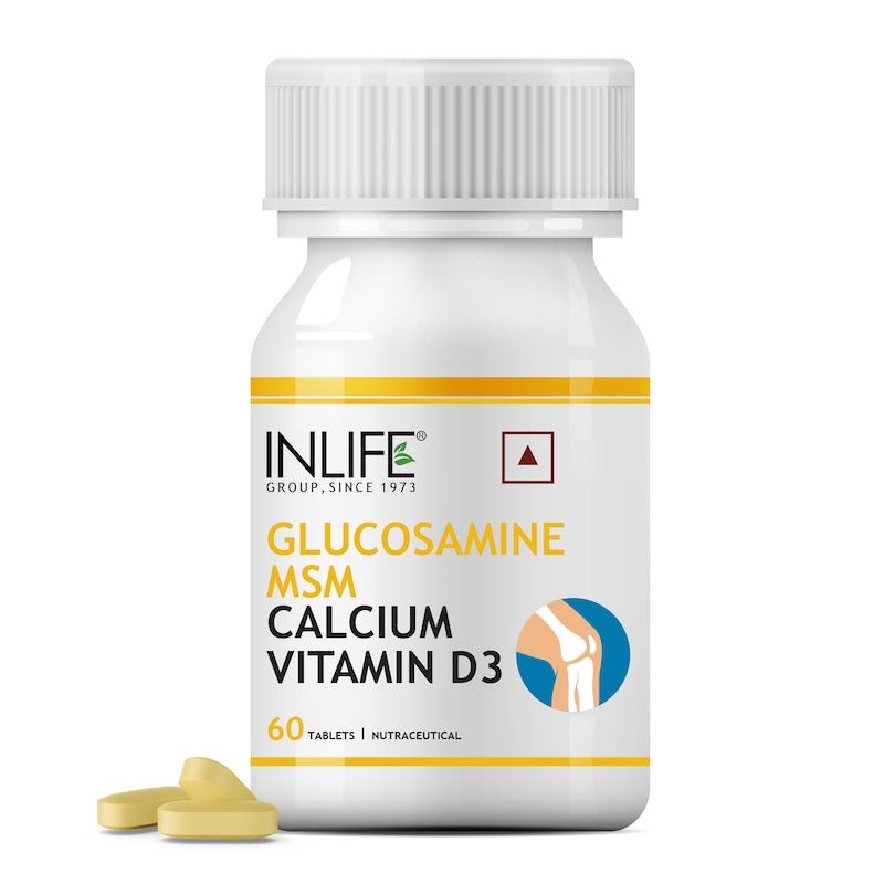 Buy INLIFE Glucosamine MSM Calcium VD3 Tablets
