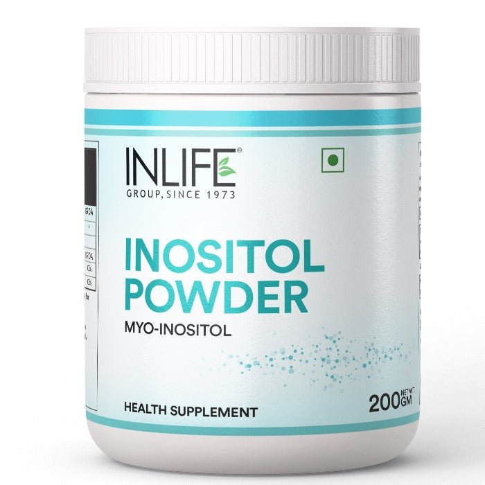 Inlife Myo Inositol Powder 2000mg Supplement, 200g (Unflavoured)